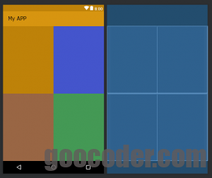 How to set Layout with weight - GooCoder
